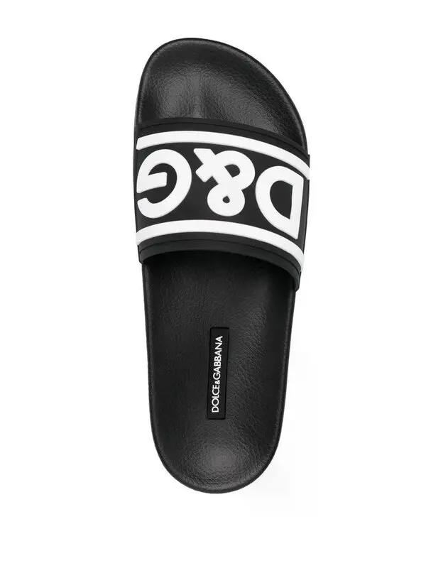 Dolce & Gabbana Logo-print Rubber Slides