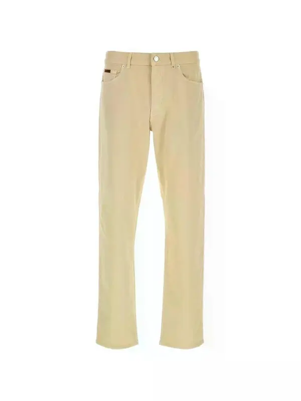 Moncler Logo-patch Straight-leg Jeans