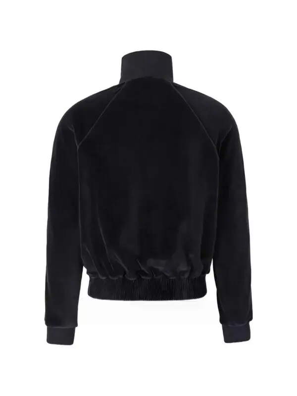Rhude Velvet-effect Raglan-sleeve Sweatshirt