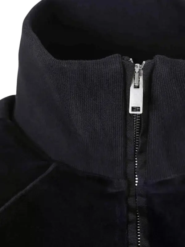 Rhude Velvet-effect Raglan-sleeve Sweatshirt