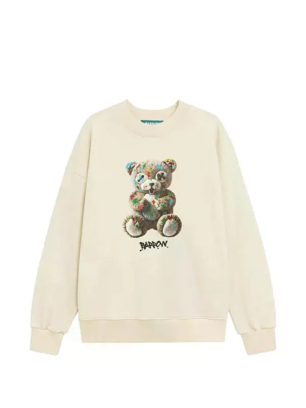 BARROW Teddy-bear Print Sweatshirt - Neutrals