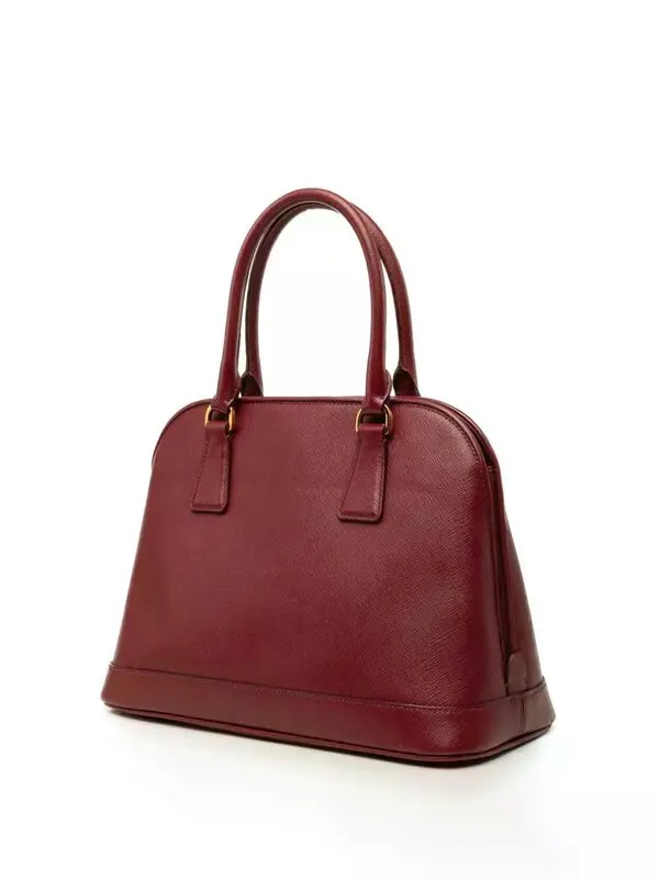 Prada 2010-2026 Medium Saffiano Lux Open Promenade Satchel