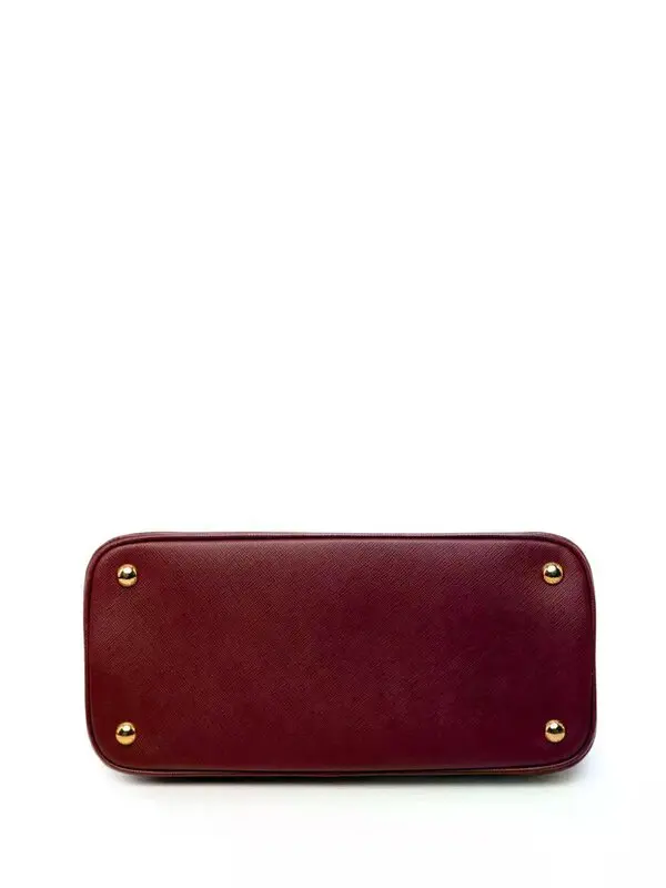 Prada 2010-2026 Medium Saffiano Lux Open Promenade Satchel