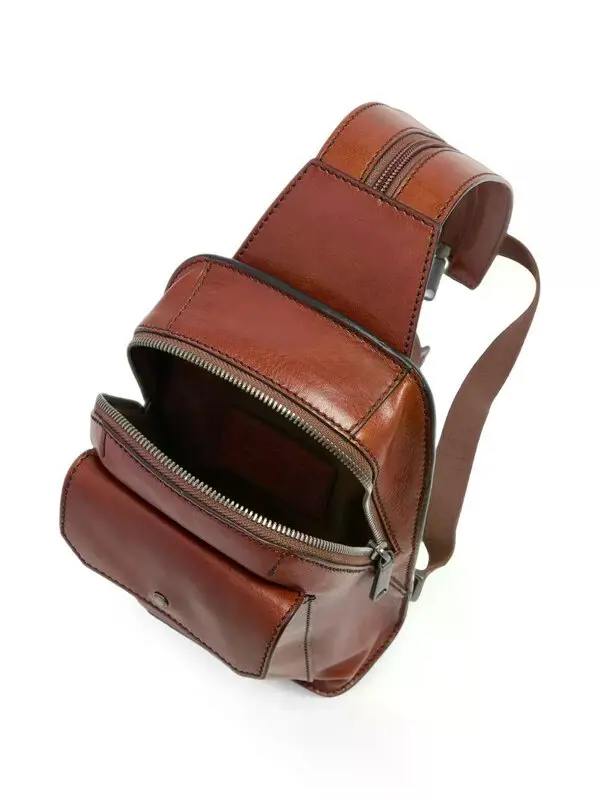 THE BRIDGE Leather Sling Backpack