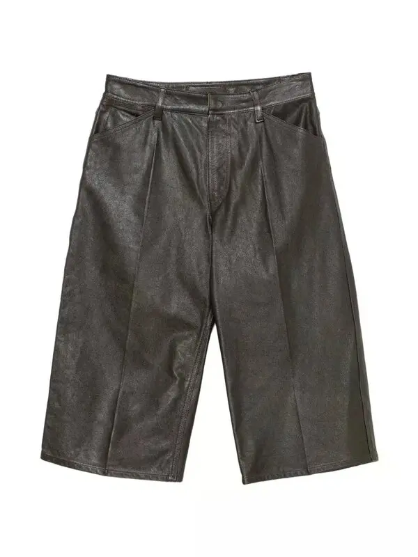 LEMAIRE Leather Shorts