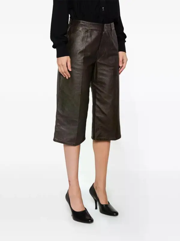 LEMAIRE Leather Shorts