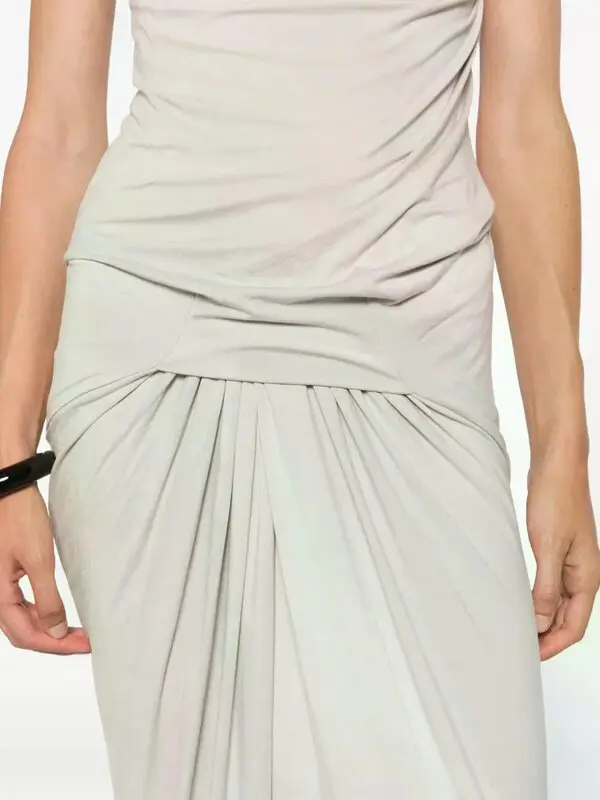 ENTIRE STUDIOS Sleeveless Draped Maxi Dress - Neutrals