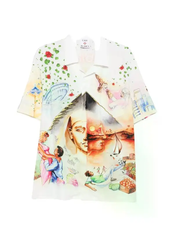 Casablanca Short-sleeve Buttoned Shirt