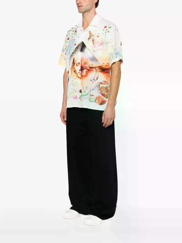 Casablanca Short-sleeve Buttoned Shirt