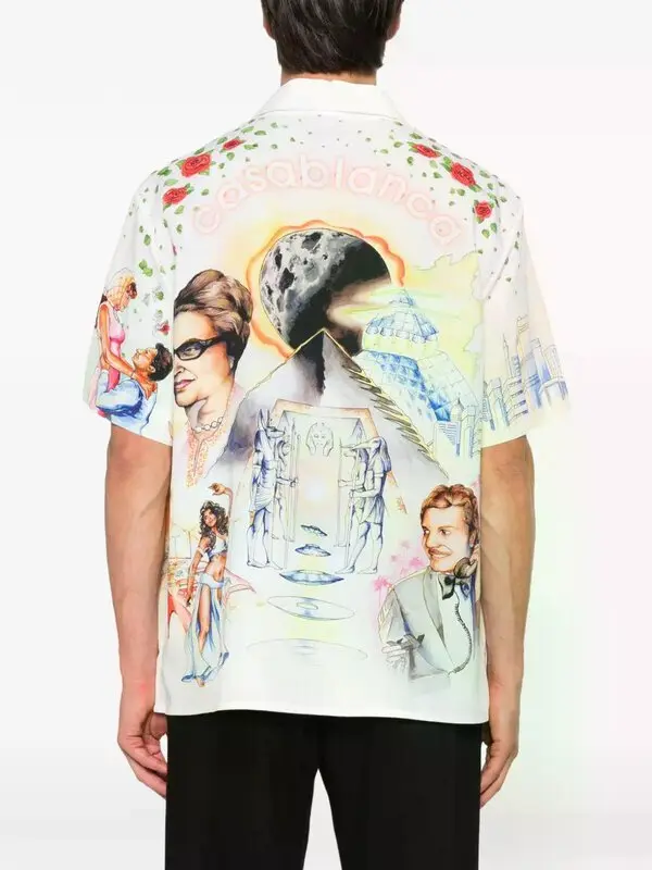 Casablanca Short-sleeve Buttoned Shirt