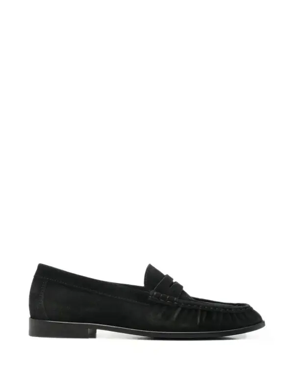 POEVE Suede Penny Loafers