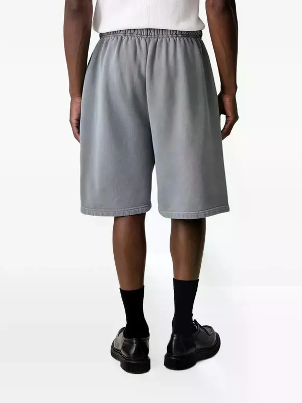 WILLY CHAVARRIA Ccc Buffalo Logo-embroidered Shorts