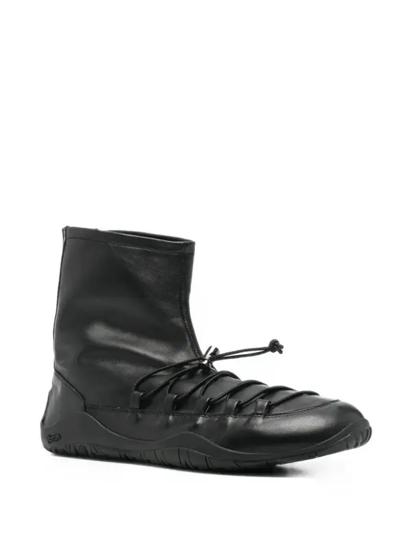 Dear Frances Scuba Lace-up Ankle Boots