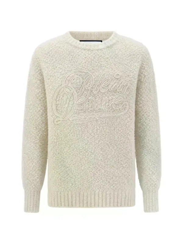 Philipp Plein Plein Deluxe Signature Bouclé Sweater