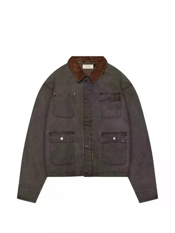 RETERNITY Waxed Hunting Corduroy-collar Jacket