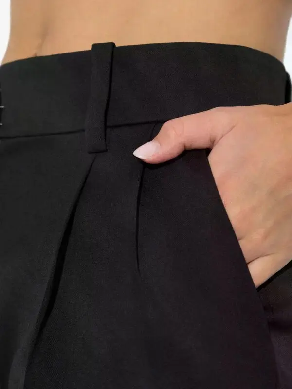 Balmain Pleated Wool Trousers