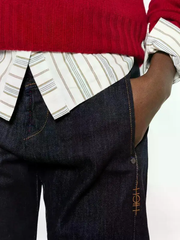 High Wide-leg Jeans