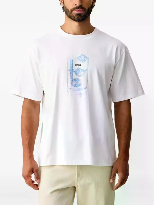 Rains Graphic-print Crew-neck T-shirt