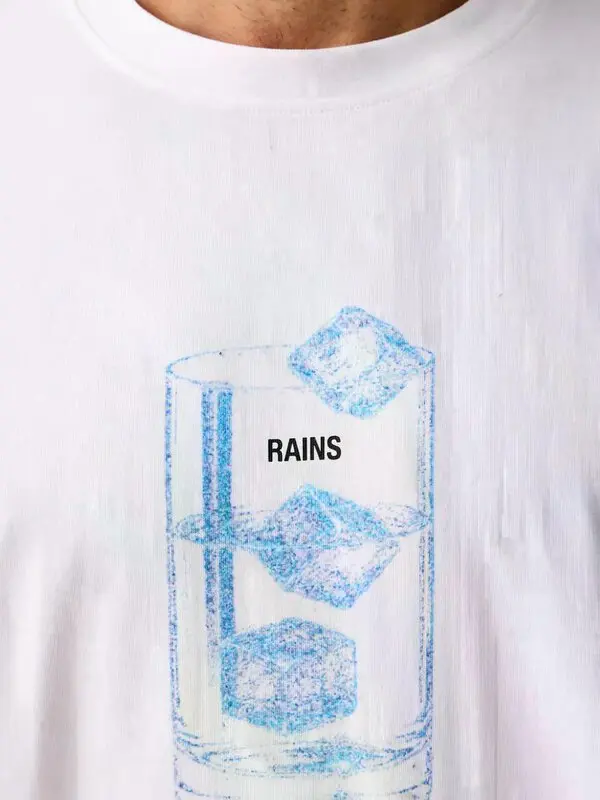 Rains Graphic-print Crew-neck T-shirt