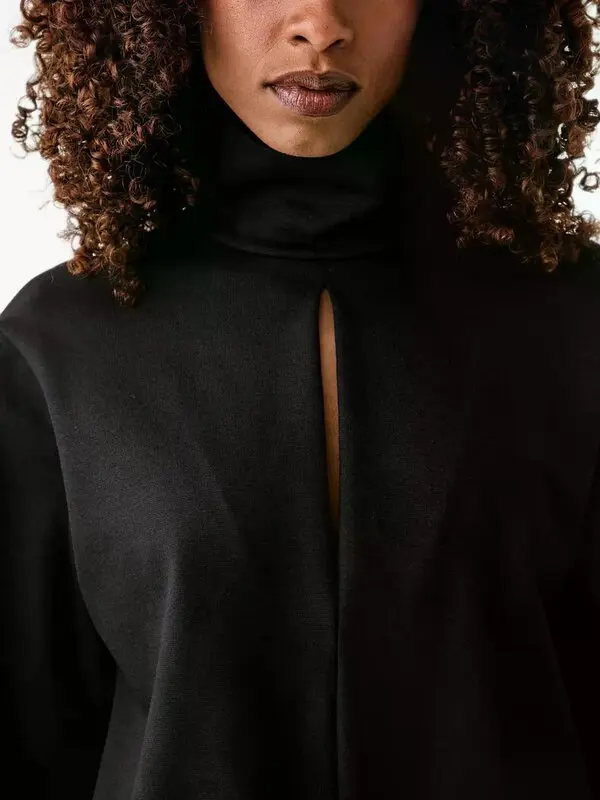 Patrizia Pepe Cut-out High-neck Top