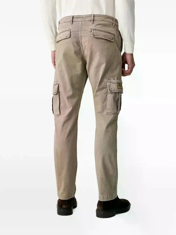 AERONAUTICA MILITARE Logo-patch Cargo Straight-leg Trousers