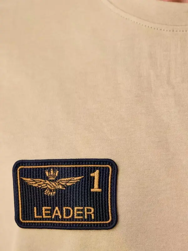 AERONAUTICA MILITARE Logo-patch T-shirt