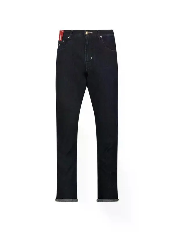 TRAMAROSSA Michelangelo Logo-patch Slim-fit Jeans