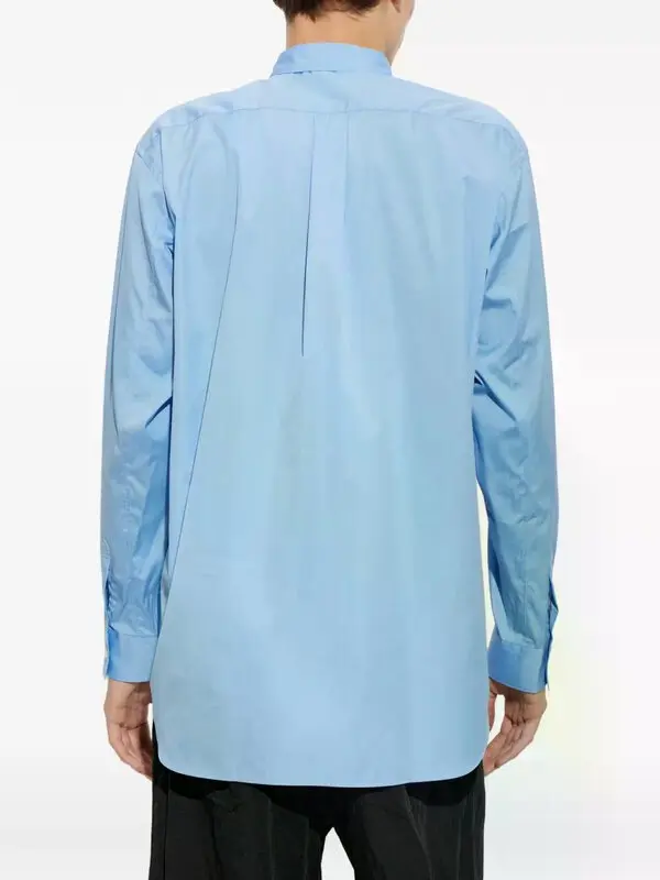 Comme Des Garçons Striped Panelled Shirt