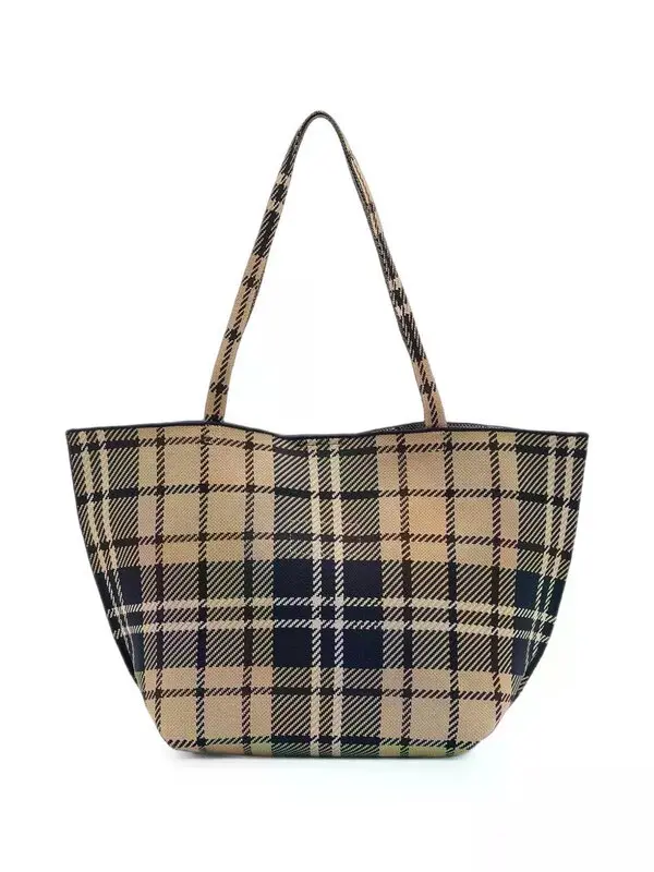 Barbour Large Layla Tartan Tote Bag - Blue