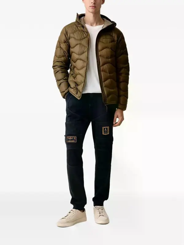 AERONAUTICA MILITARE Logo-patch Panelled Cargo Pants