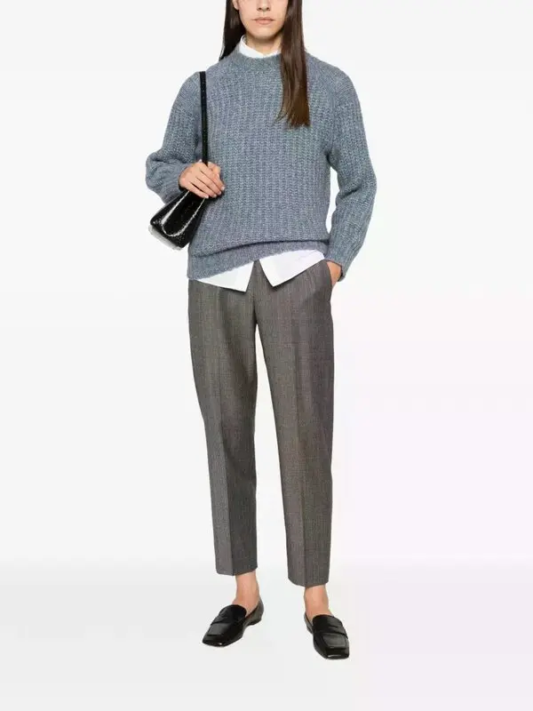 Peserico Chunky-knit Raglan-sleeve Sweater