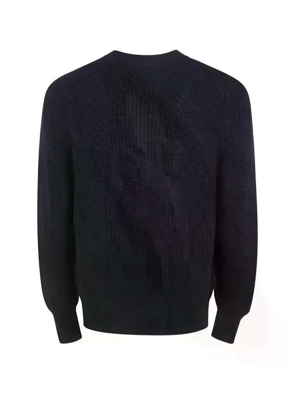 Comme Des Garçons Ribbed-knit Raglan-sleeve Sweater
