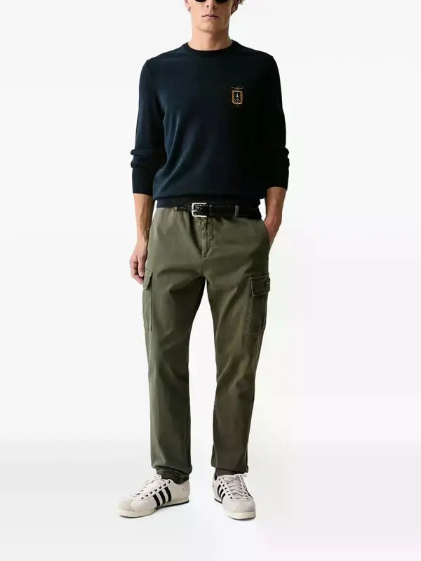 AERONAUTICA MILITARE Embroidered-logo Sweater