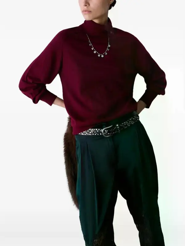 Liu Jo Wool Turtleneck With Bracelet