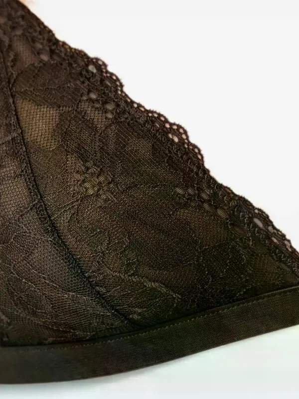 TWINSET Lace-trim Triangle Bra