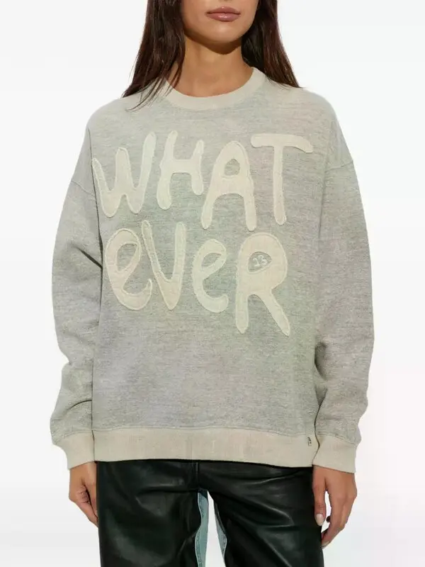 R13 Applique Crew-neck Sweatshirt