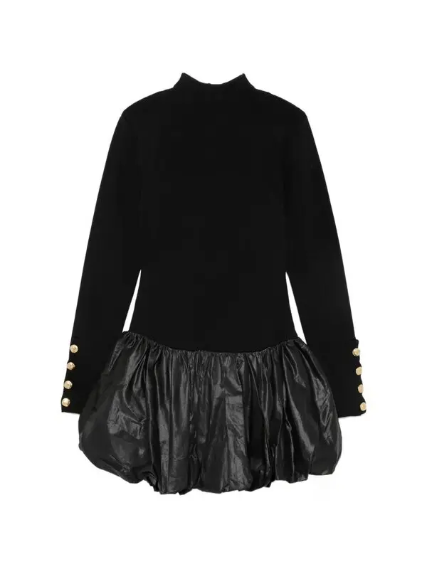 Aje Elodi Button-embellished Bubble-hem Mini Dress