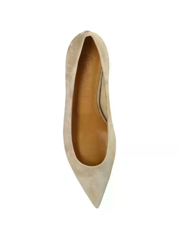 AeydĒ Cari Pointed-toe Suede Pumps
