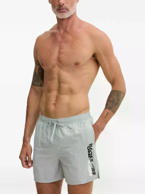 Nike Logo-print Drawstring Swim Shorts