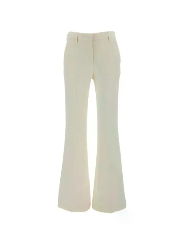 Alberto Biani Wide-leg Cady Trousers - Neutrals