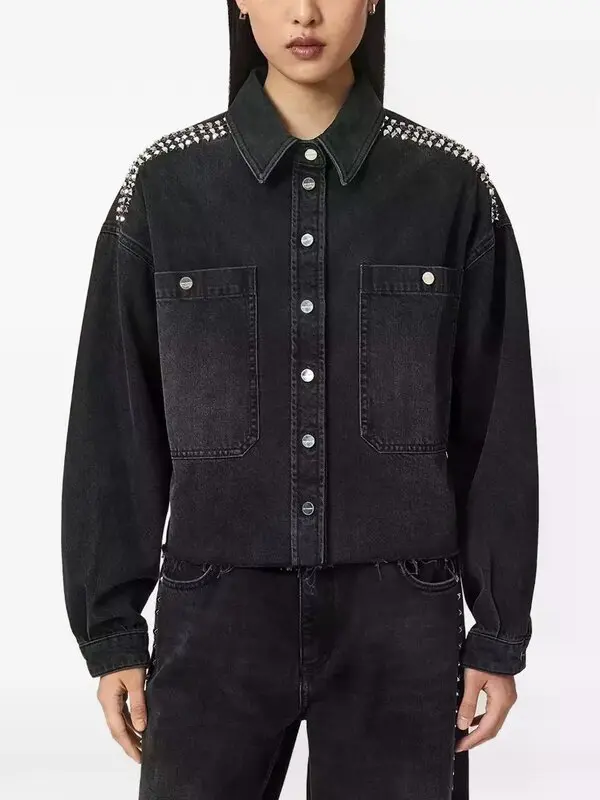 ALLSAINTS Stud-embellished Denim Jacket