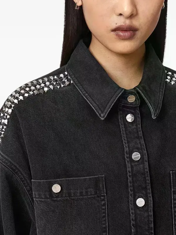 ALLSAINTS Stud-embellished Denim Jacket