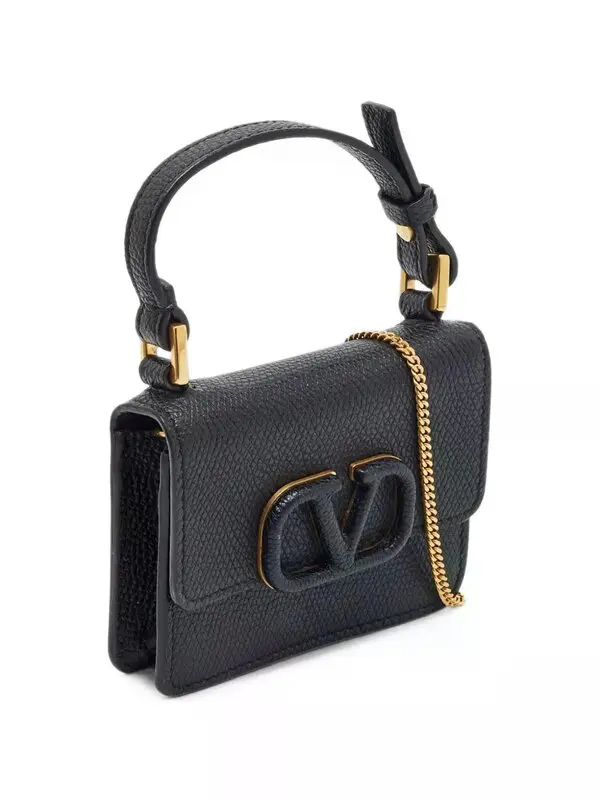 Valentino Garavani Vlogo Leather Crossbody Bag