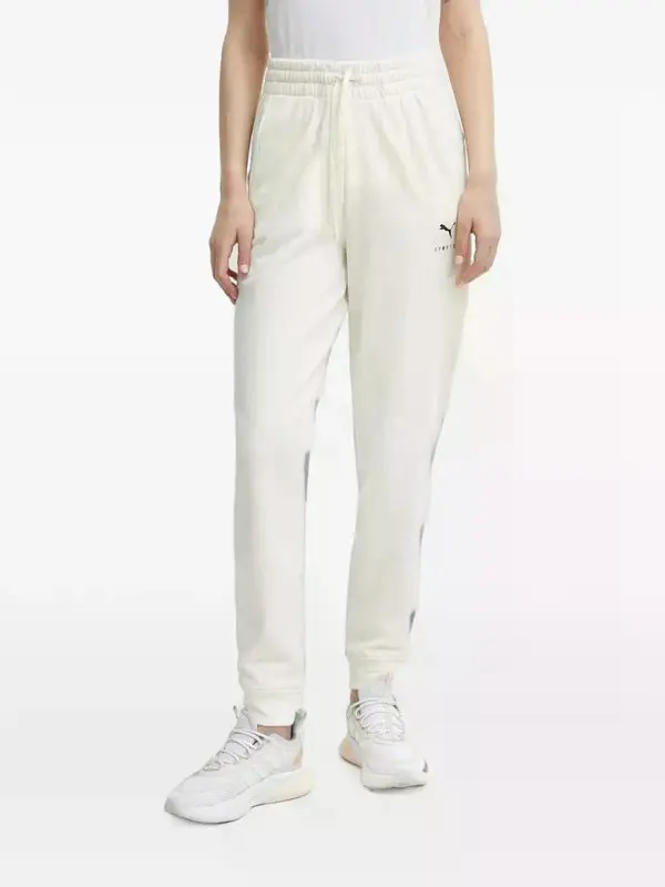 PUMA Better Sportswear Logo-print Track Pants - Neutrals