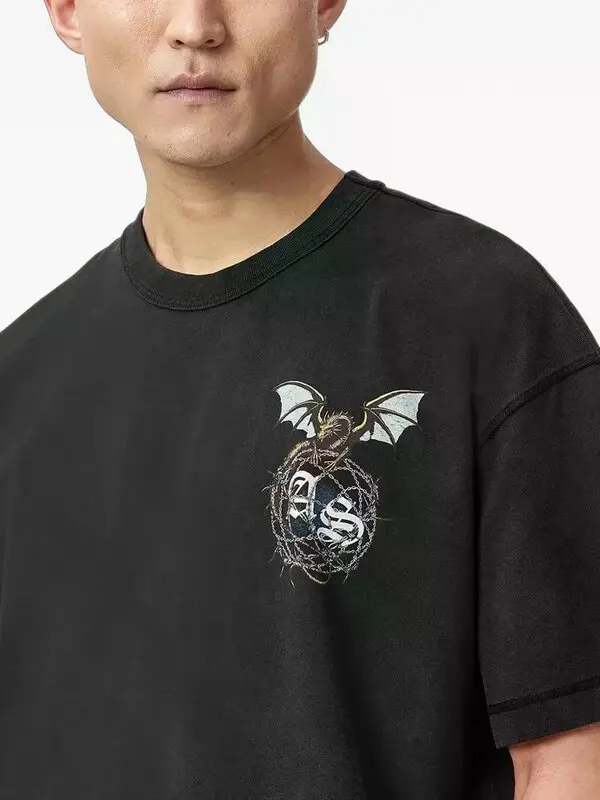 ALLSAINTS Dragon-print T-shirt