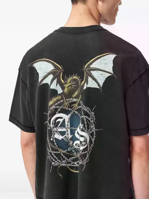 ALLSAINTS Dragon-print T-shirt