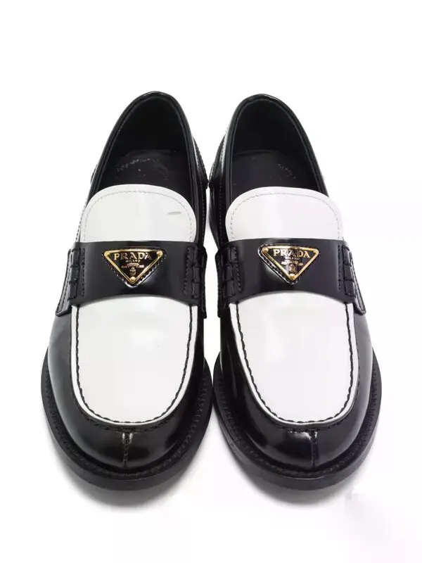 Prada Triangle-logo Loafers