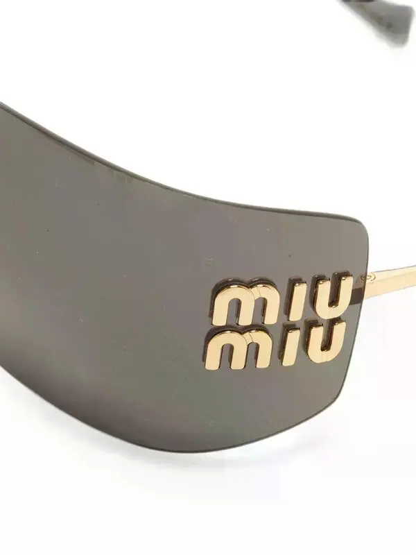 Miu Miu Aube Rimless Rectangle Sunglasses