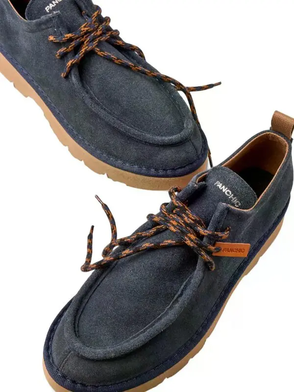PANCHIC P009 Lace-up Derby Shoes - Blue