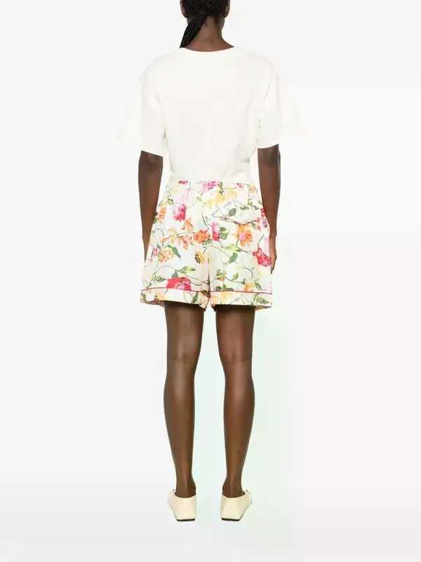 Kenzo Floral-print Pocket Shorts